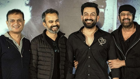 In pics: Prabhas, Prithviraj Sukumaran, Prashanth Neel celebrate Salaar ...