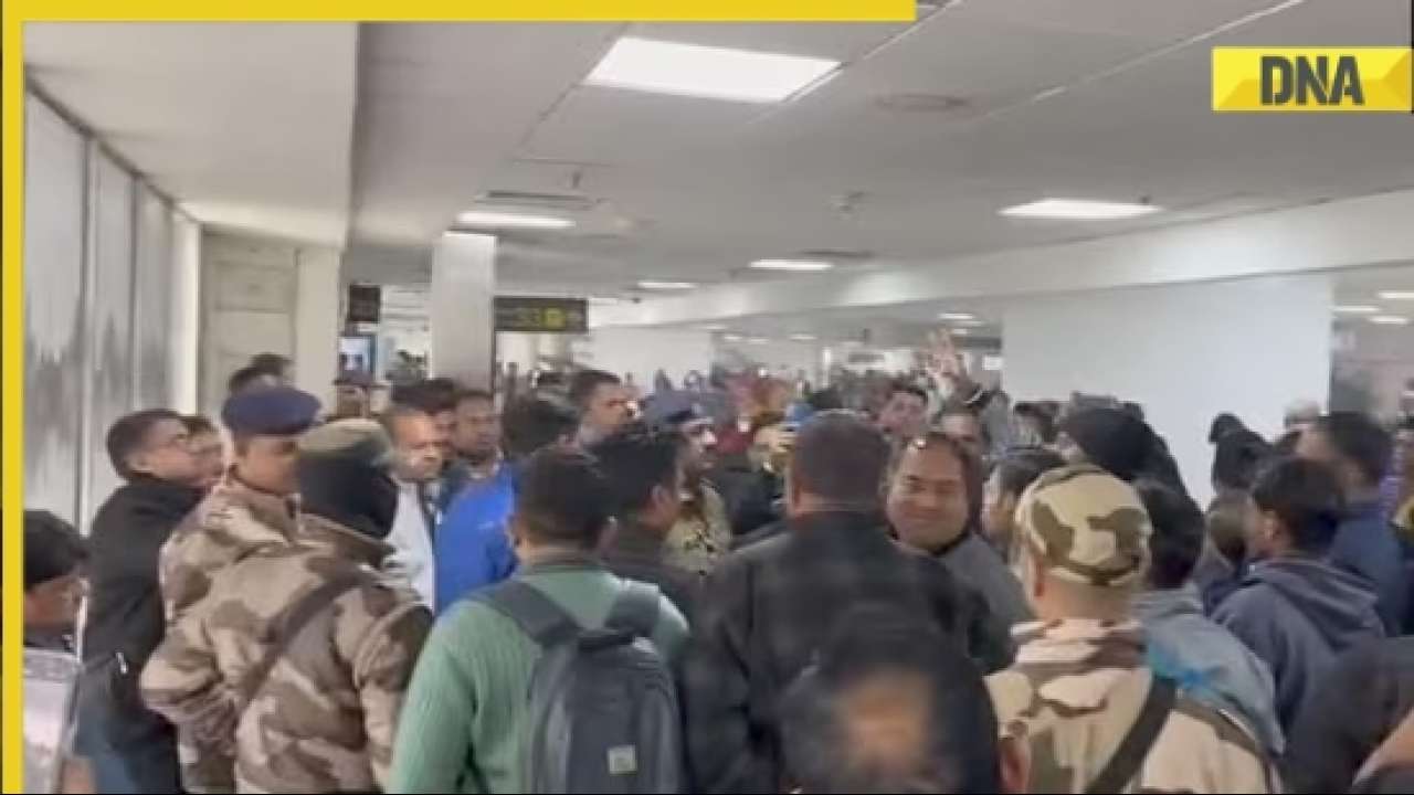'IndiGo chor hai': Passengers protest at Delhi airport after airline ...
