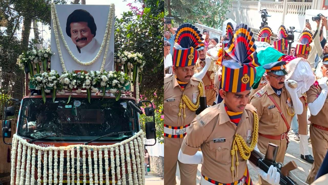 Pankaj Udhas funeral: Shankar Mahadevan, Zakir Hussain, family, friends ...