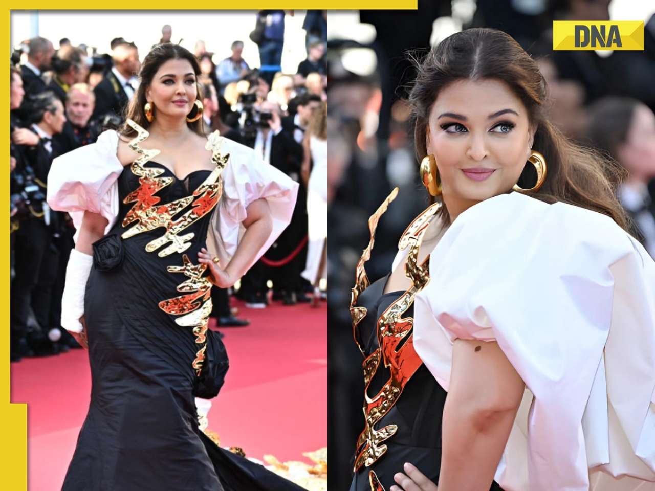Aishwarya Rai Bachchan turns heads in intricate black gown at Cannes ...
