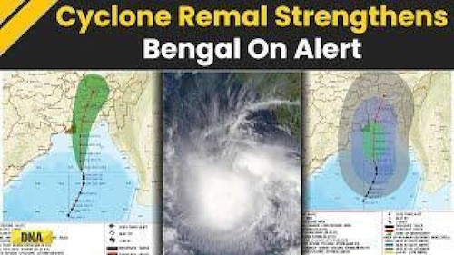 Cyclone Remal Update: Cyclone Remal Strengthens, Set To Land On May 26 ...