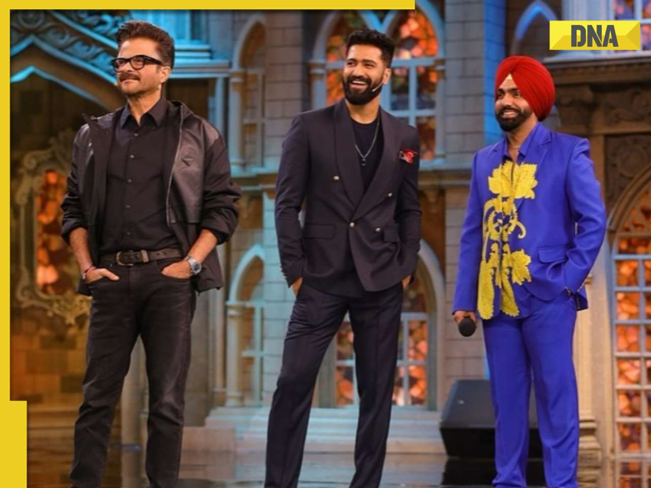 In pics: Vicky Kaushal, Ammy Virk teach Anil Kapoor steps of Tauba ...