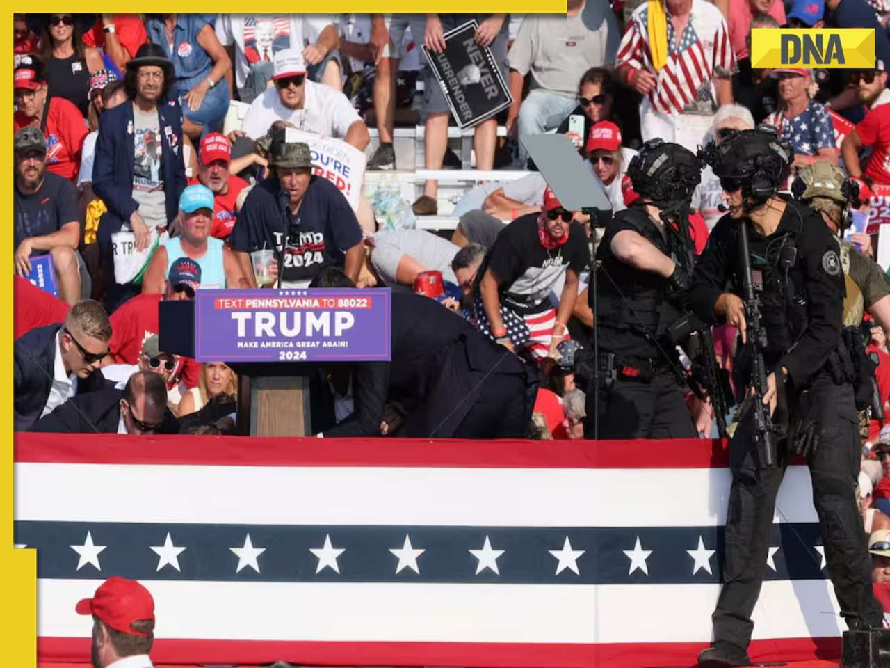 Watch: Moment when US Presidential candidate Donald Trump was attacked ...