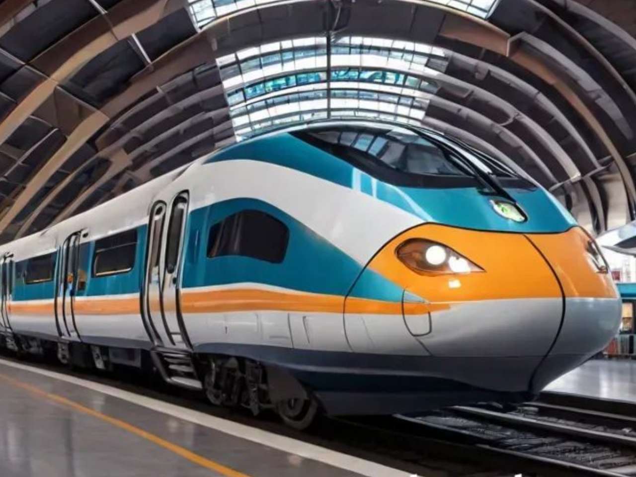 AI imagines Indian railways after 100 year