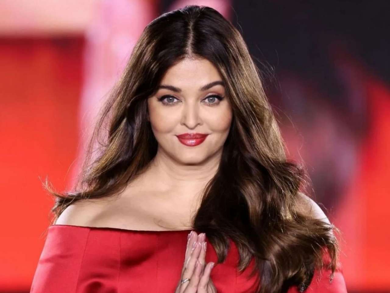 In pics: Aishwarya Rai Bachchan radiates grace in red off-shoulder gown ...