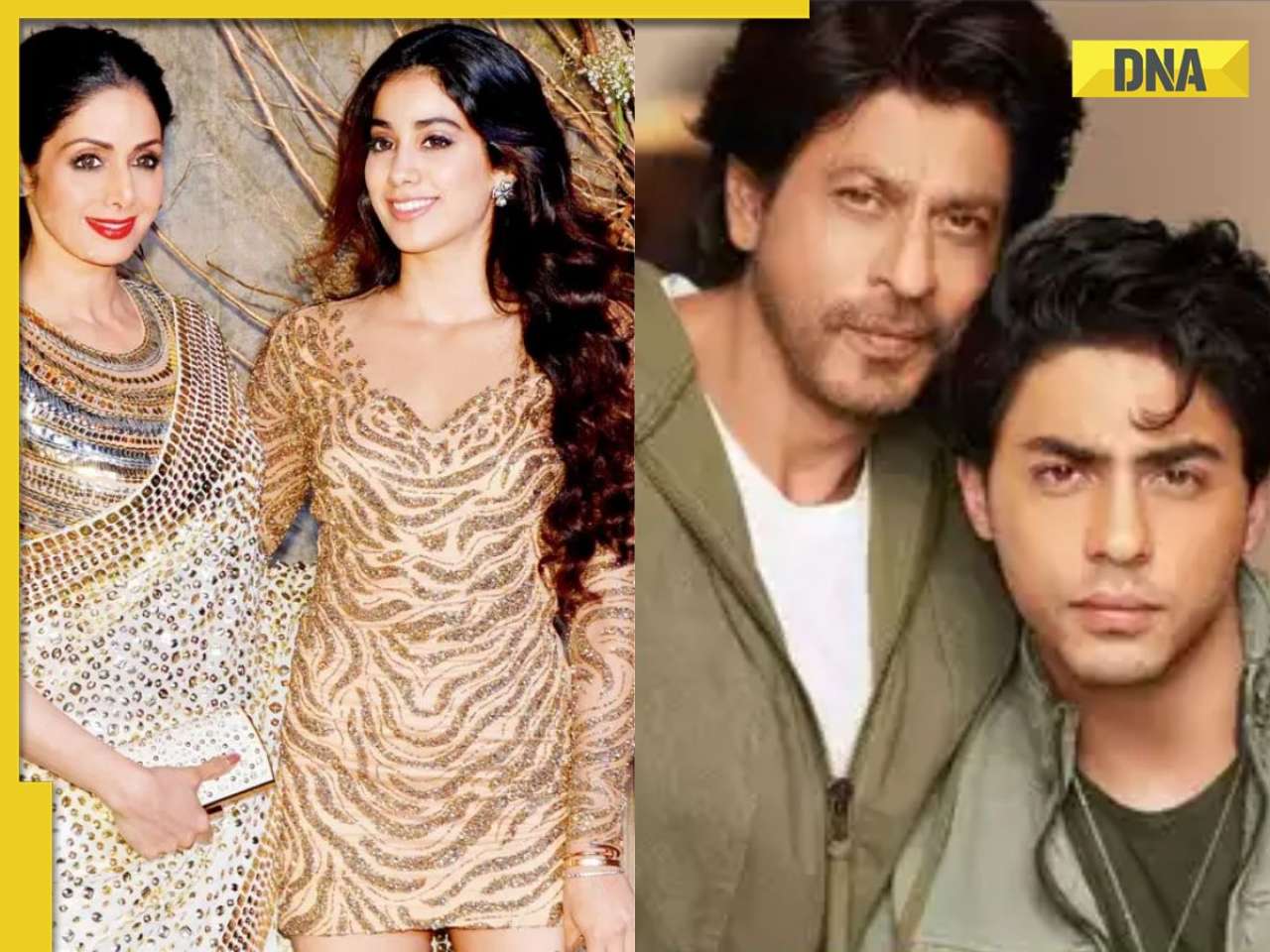 From Janhvi Kapoor-Sridevi to Aryan Khan-Shah Rukh: Star kids who look ...