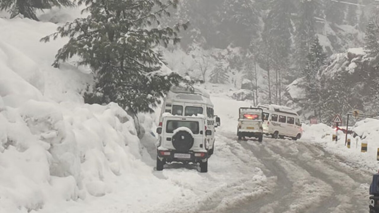 IN PICS: North India enters 2025 with snow, cold waves