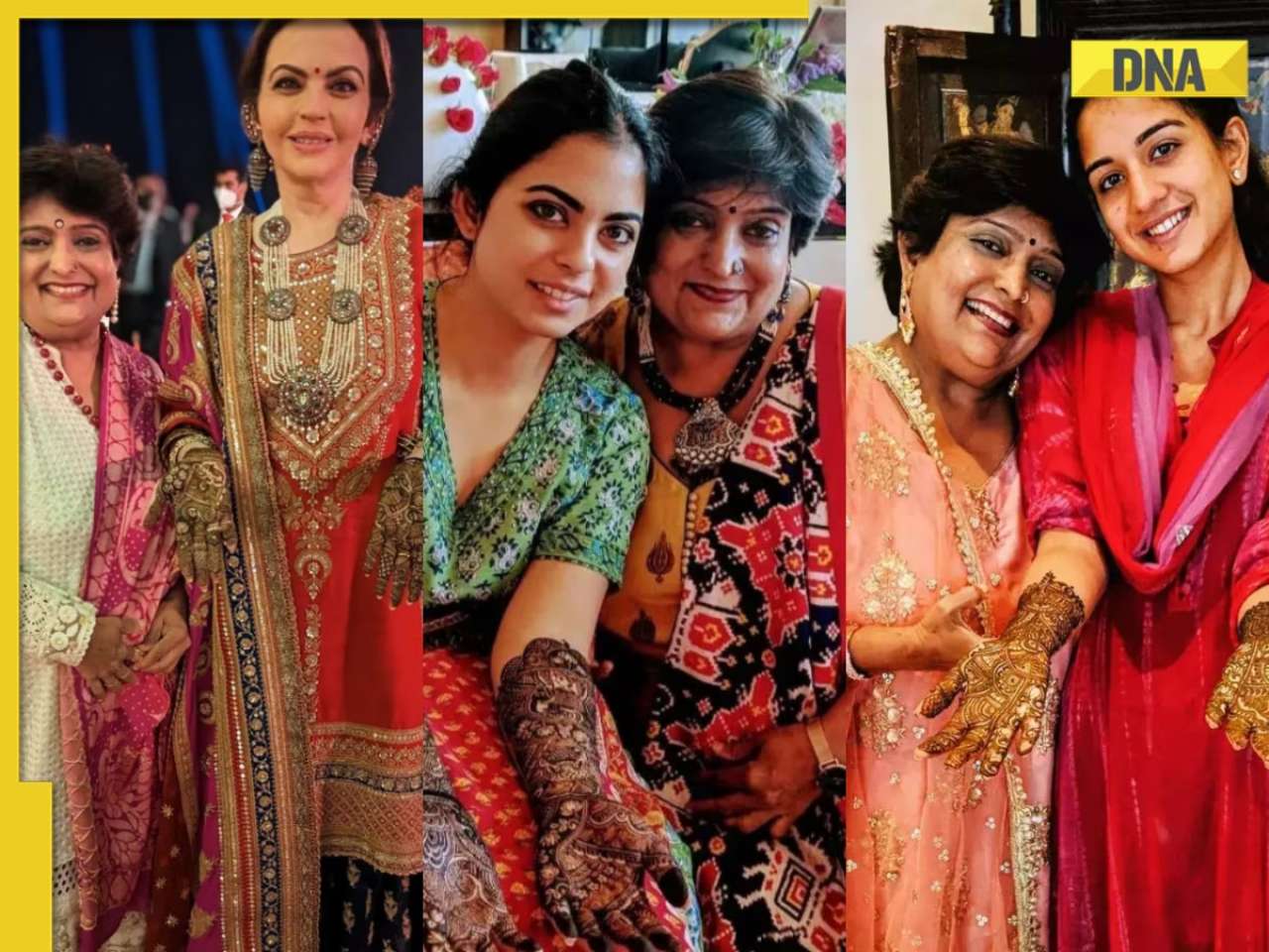 Meet Bollywood's favourite mehendi artist Veena Nagda, who was once paid Rs 25 by Mukesh Ambani ...