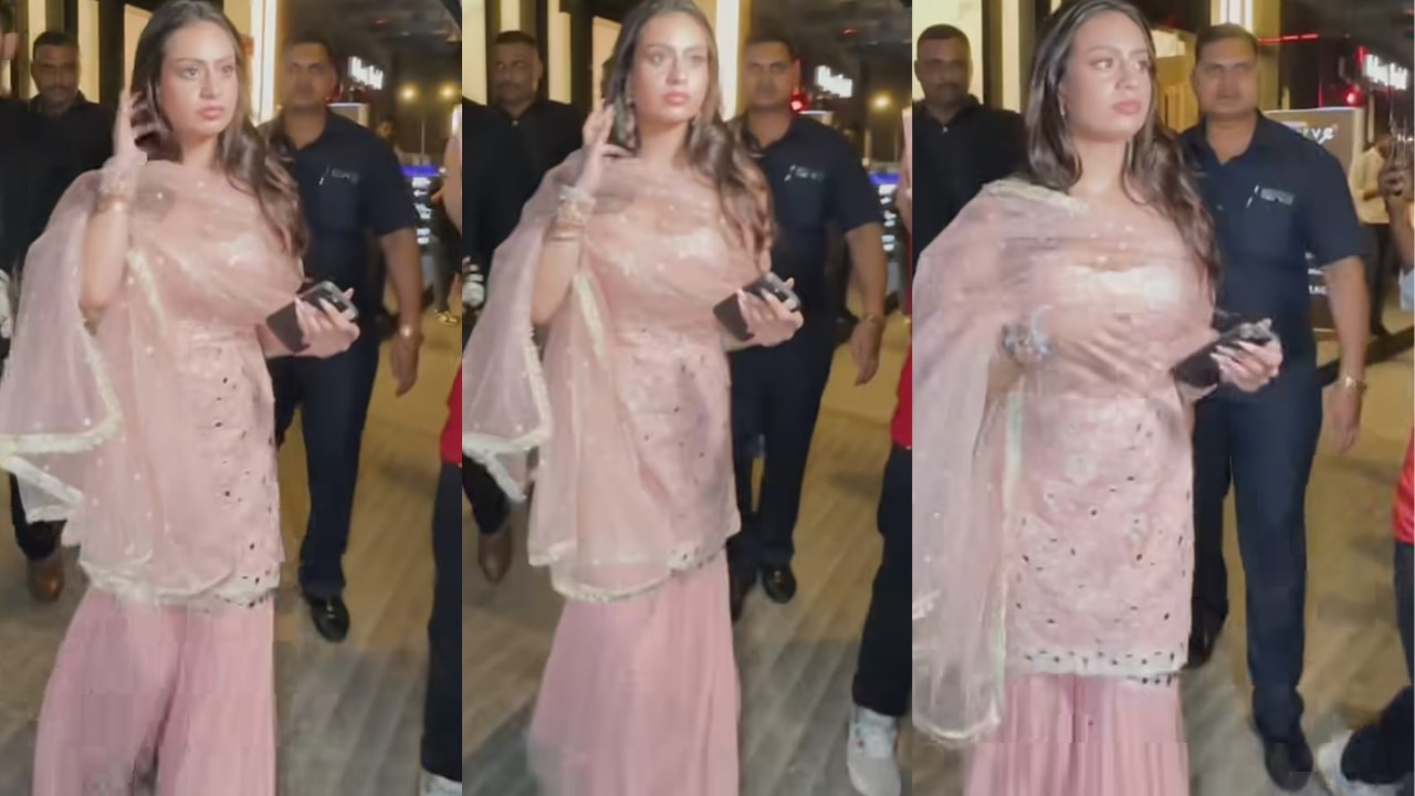 Nysa Devgan stuns in gorgeous pink sharara set previously worn by Sara ...