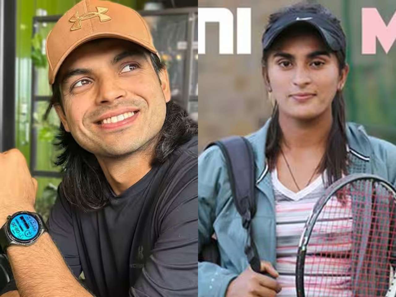 What is the age difference between Neeraj Chopra and his wife Himani Mor?