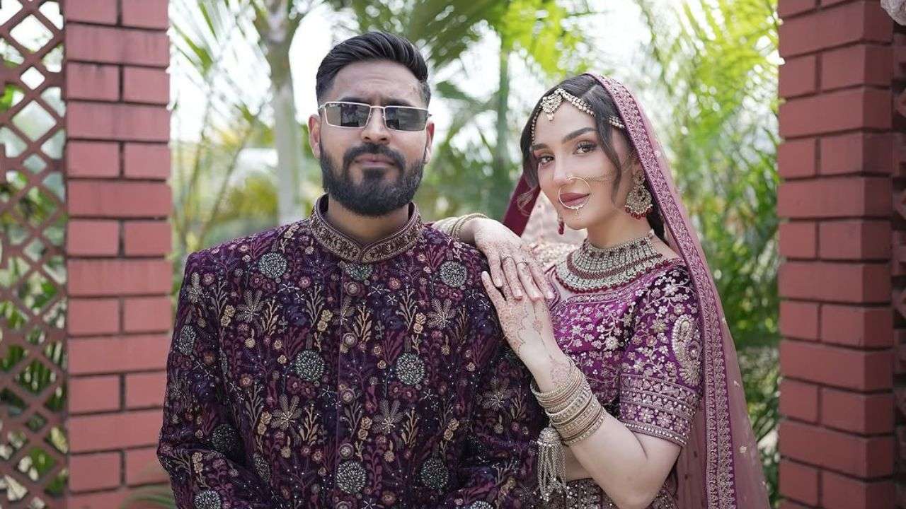 Rapper Emiway Bantai ties knot with singer-actor Swaalina, see FIRST pics