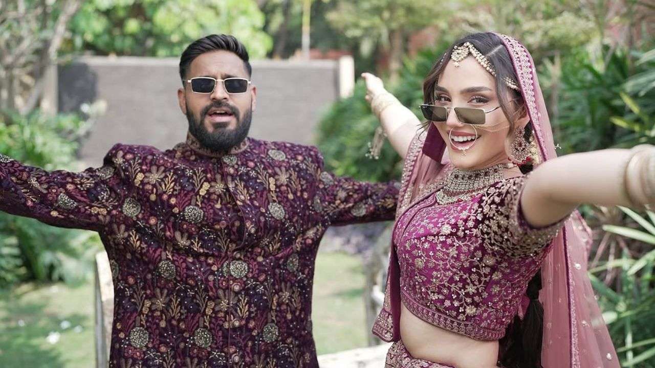 Rapper Emiway Bantai ties knot with singer-actor Swaalina, see FIRST pics