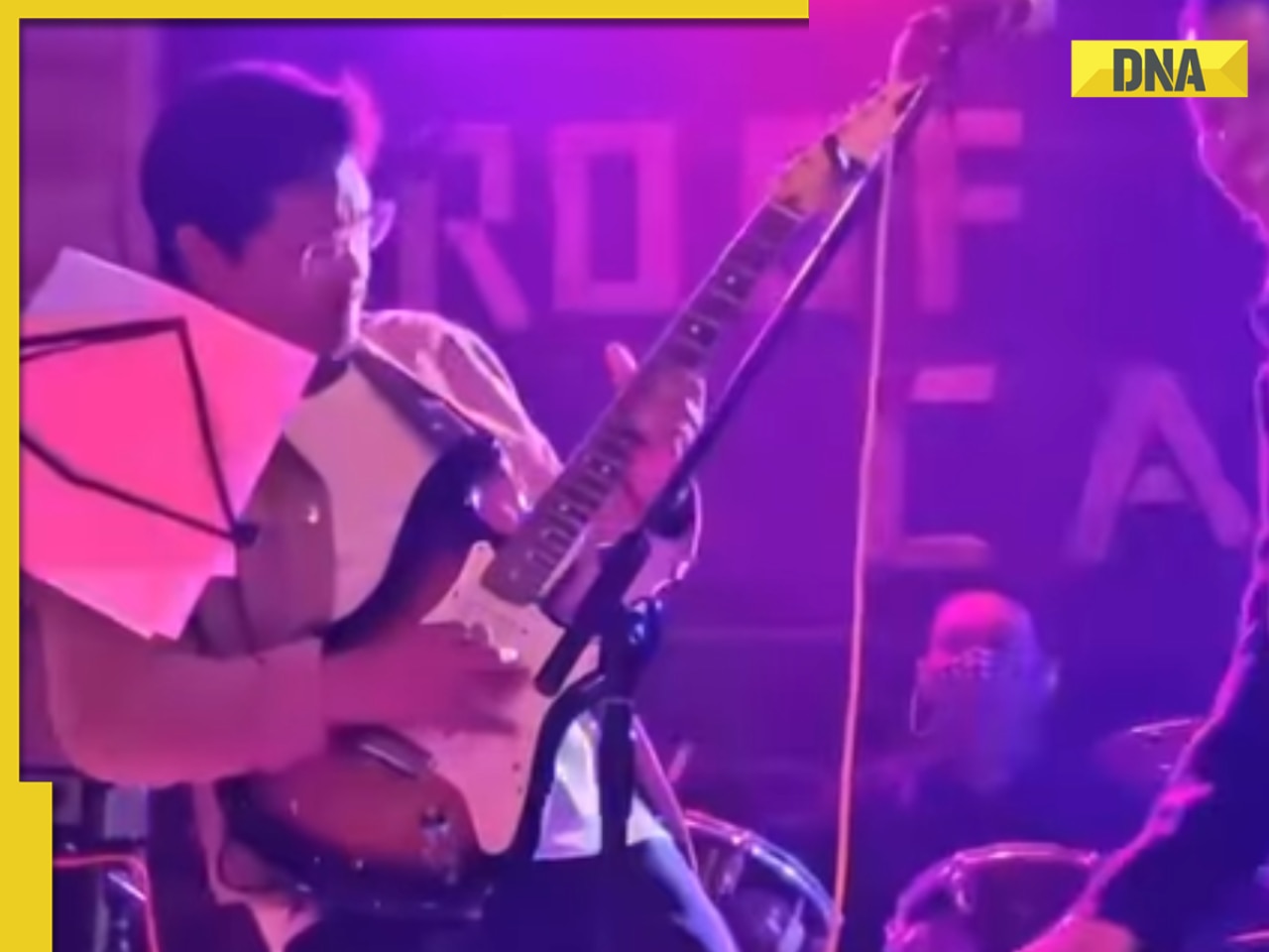 Meghalaya CM Conrad Sangma's guitar solo on Iron Maiden's Wasted Years ...