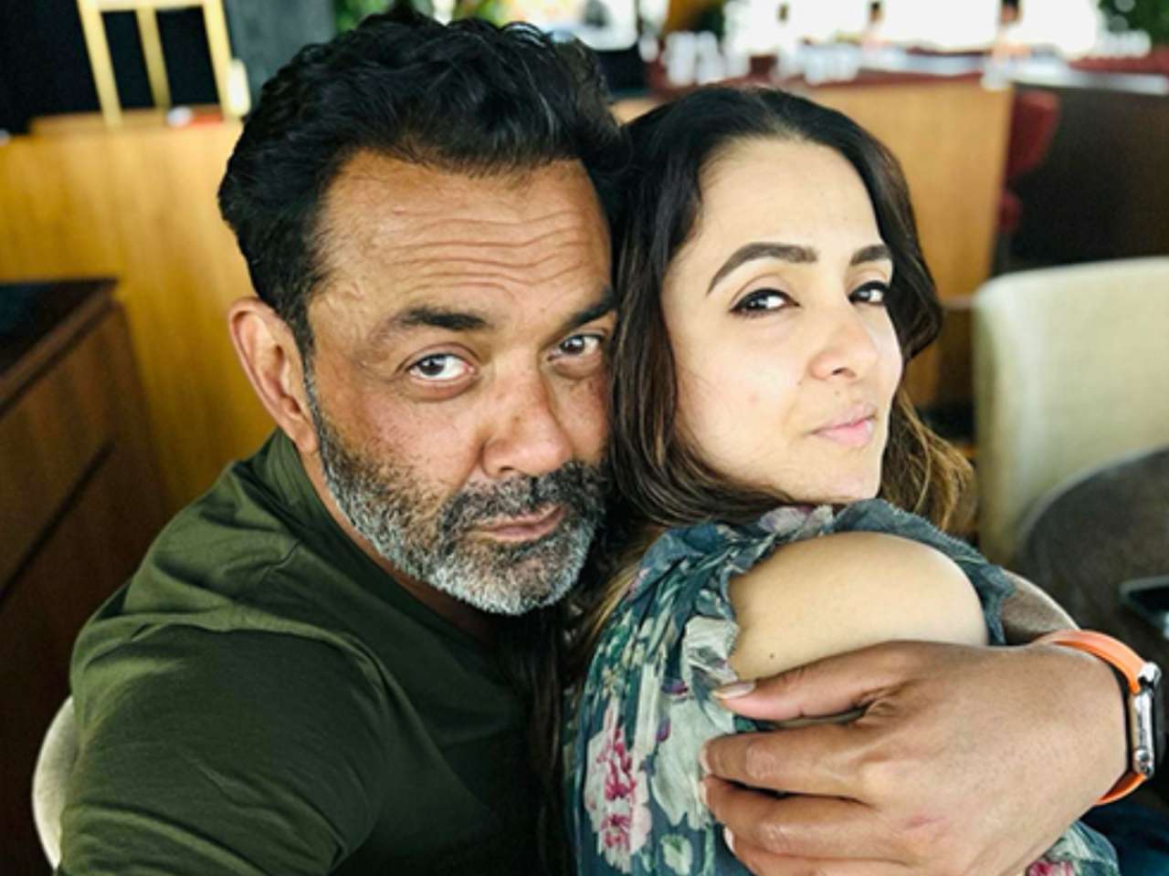 In pics: Bobby Deol, his wife Tanya Ahuja never fail to give couple goals