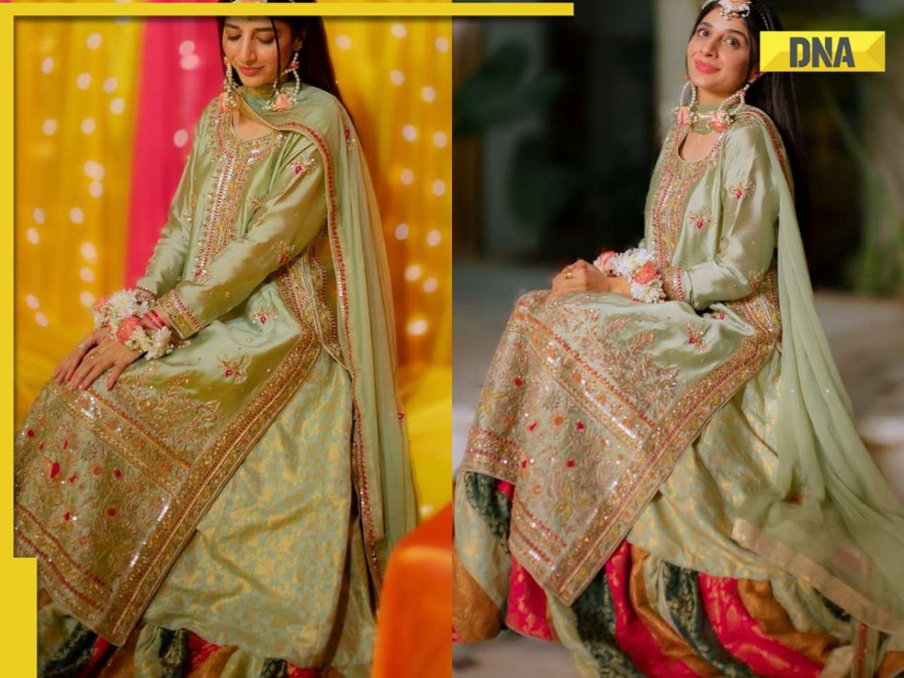 Pakistani actress Mawra Hocane looks stunning in embroidered sage green ...