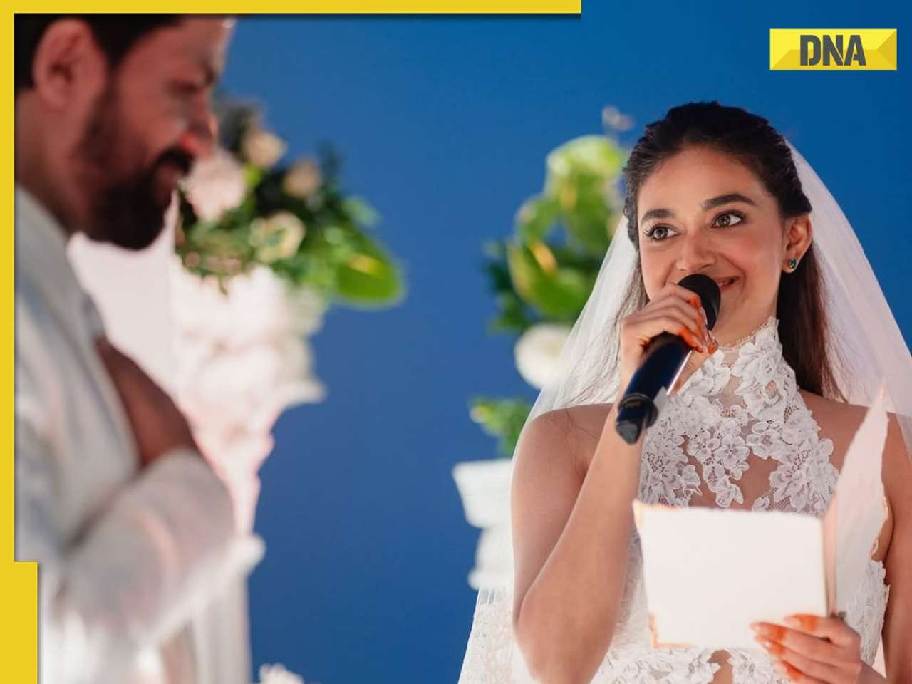 Keerthy Suresh stuns in a white Zuhair Murad bridal gown in latest pics ...