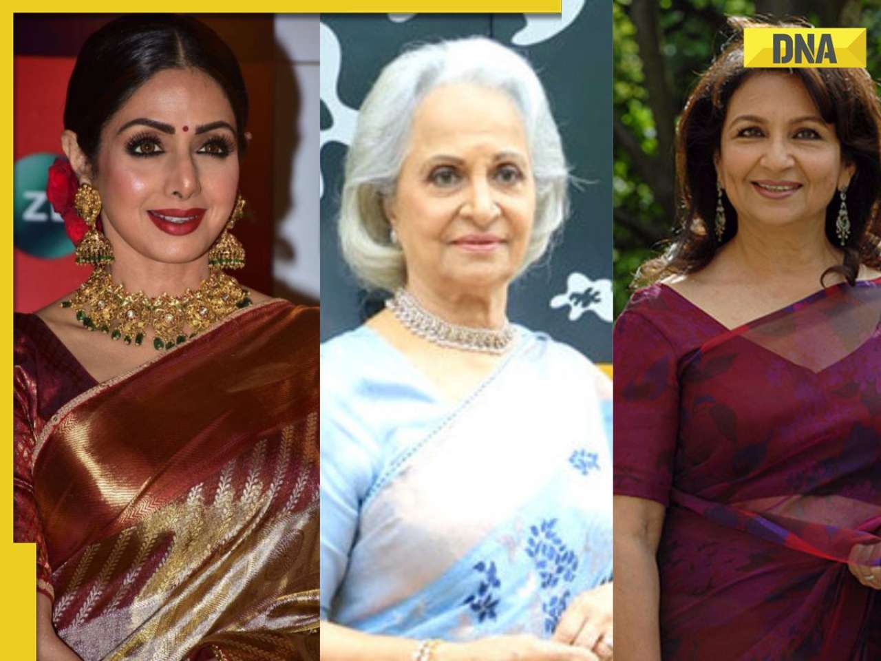 Sridevi, Waheeda Rehman, Sharmila Tagore: 5 Bollywood actresses who ...