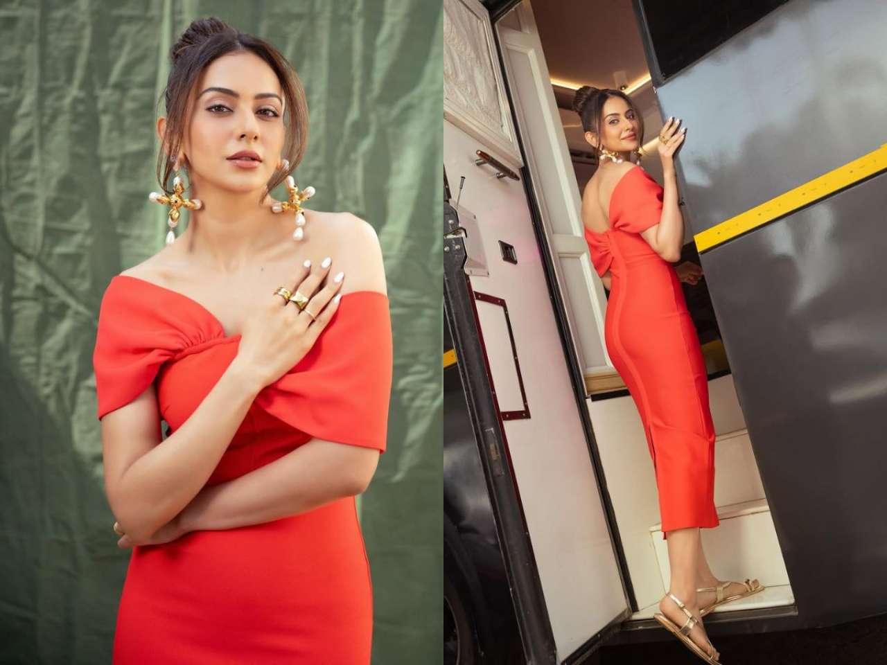 From ethnic to western fusion: Rakul Preet Singh’s 5 stunning promotional looks for 'Mere ...