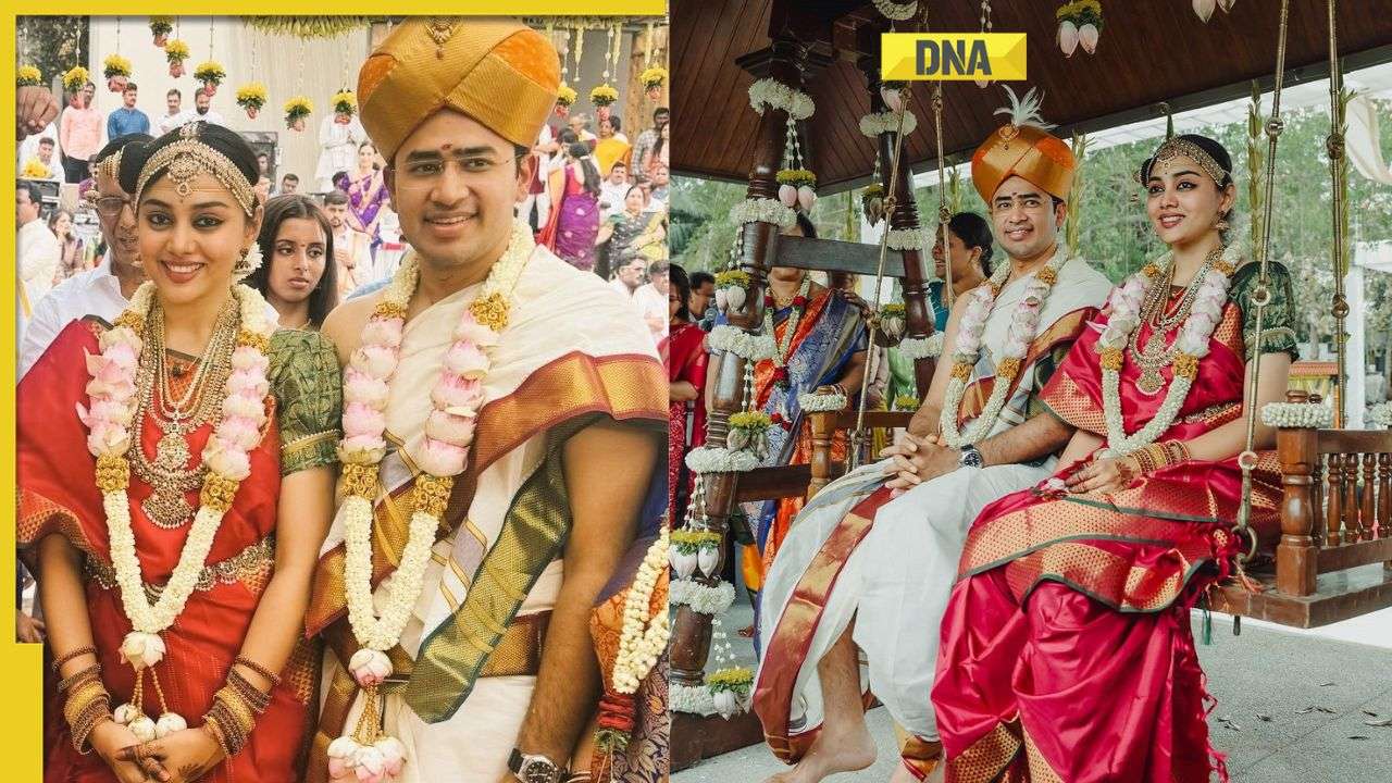Tejasvi Surya marries Sivasri Skandaprasad, a trained classical singer ...