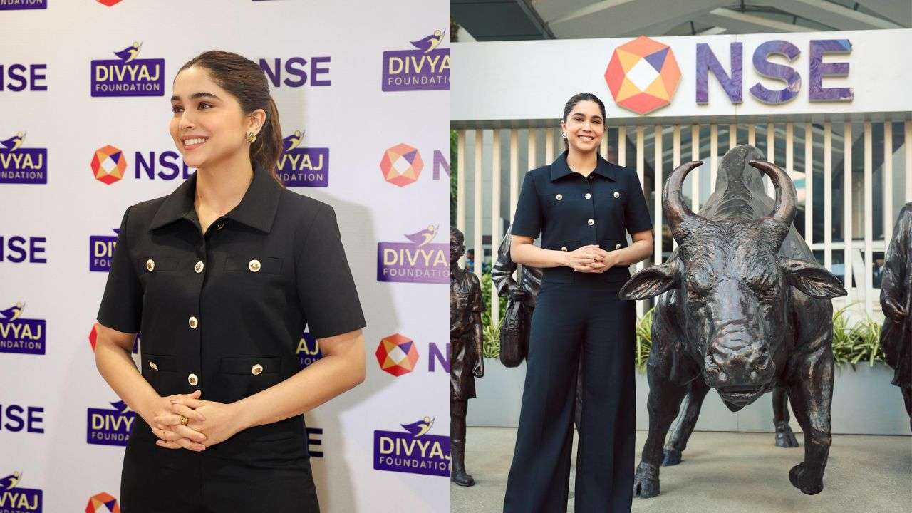 Sharvari looks bold yet chic in an all black outfit featuring a Rs ...