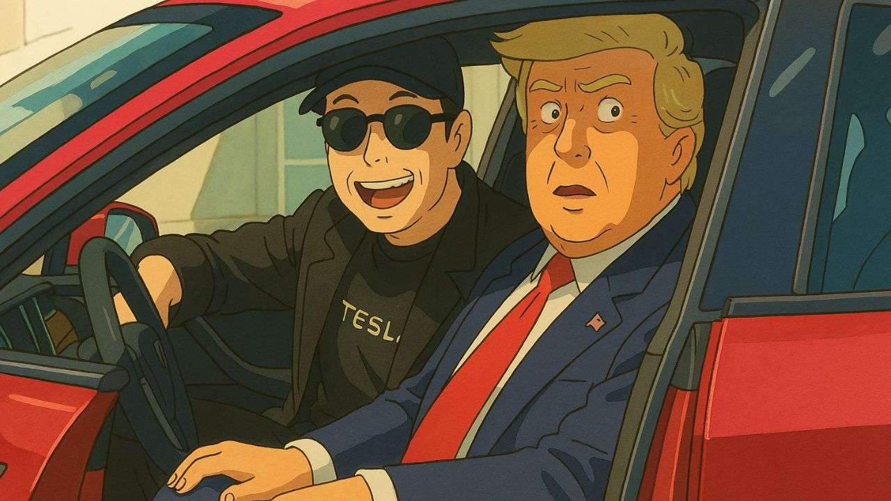 7 iconic moments of US President Donald Trump in Ghibli style AI art ...