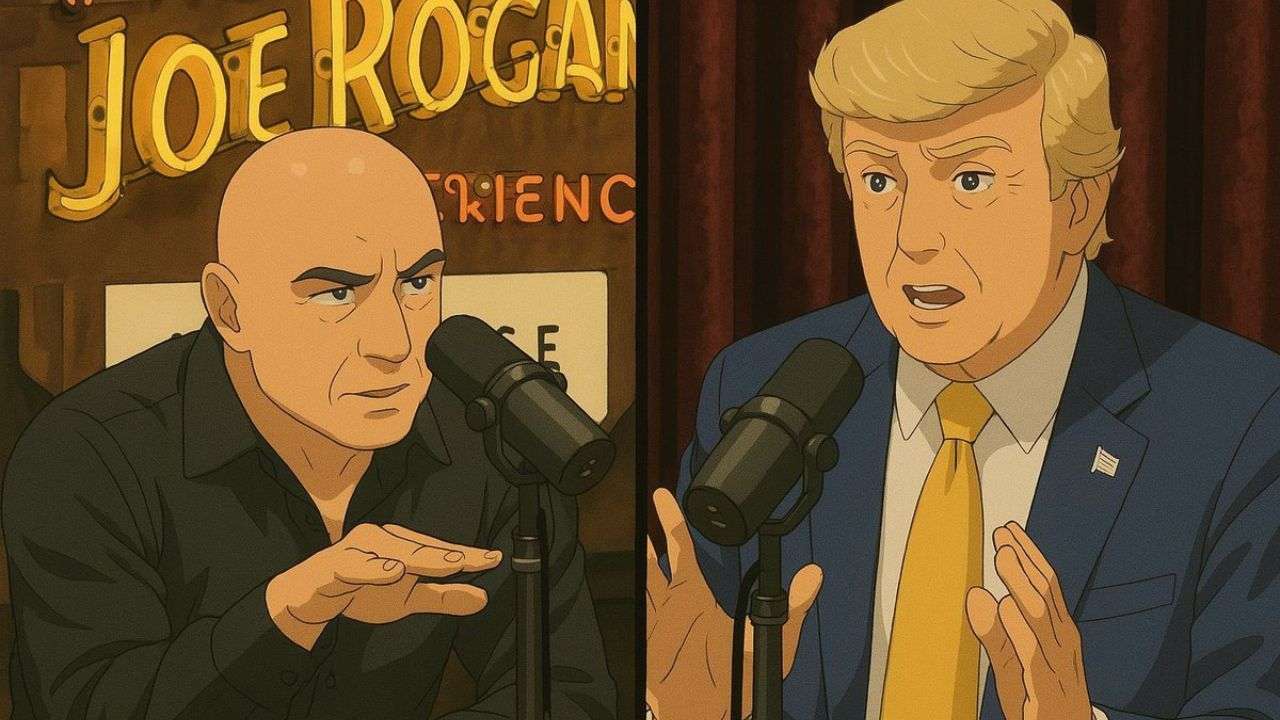 7 iconic moments of US President Donald Trump in Ghibli style AI art ...