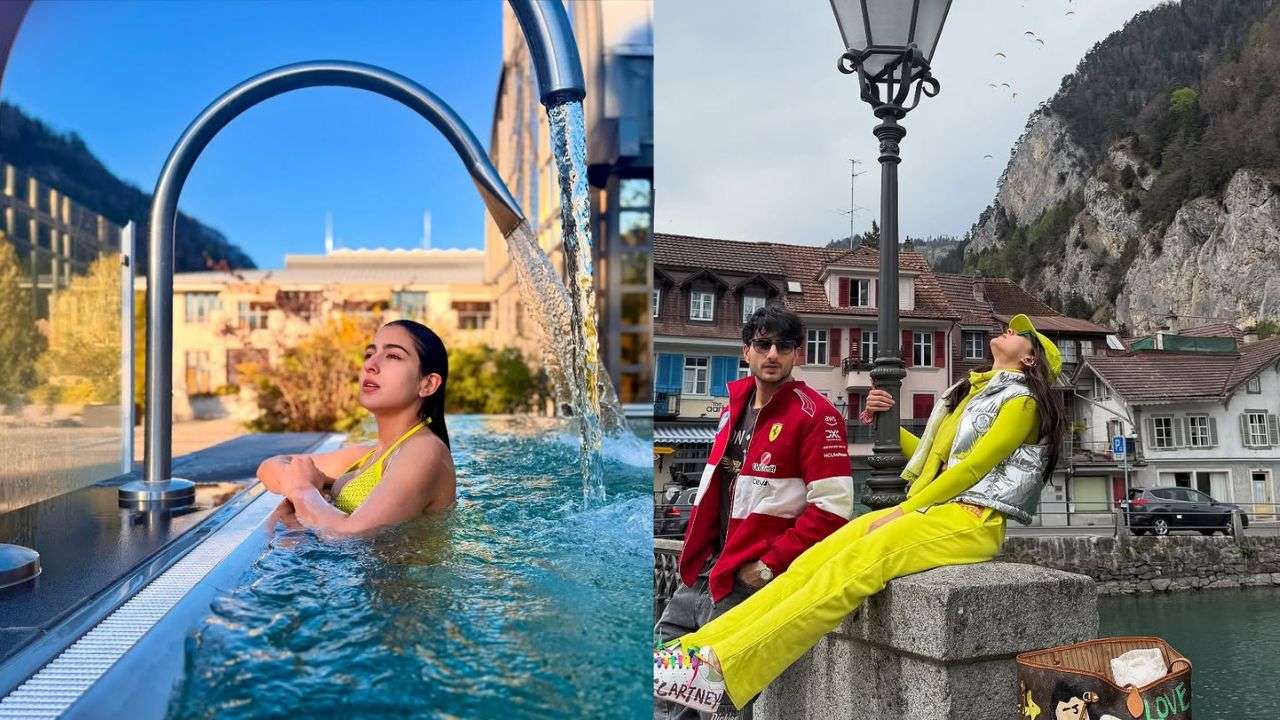 In pics: Sara Ali Khan’s magical Swiss getaway with mom Amrita Singh ...