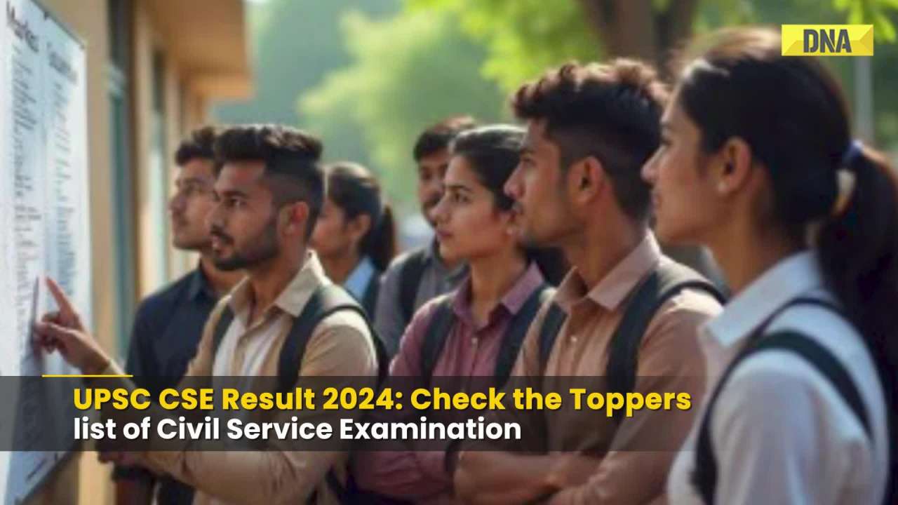 UPSC Result 2024: Check UPSC CSE Result 2025 Toppers List I Shakti Dubey I Civil Service Exam Result
