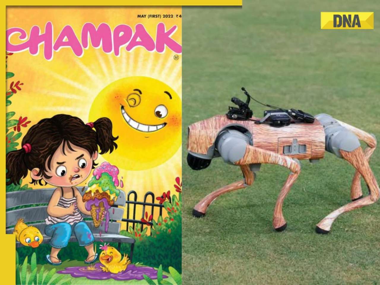Champak magazine takes BCCI to court over using its name for AI robot dog