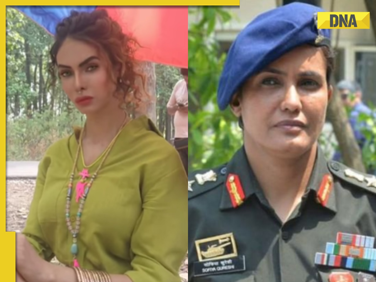 Unseen pictures of Colonel Sofia Qureshi with her model twin sister Shyna Sunsara will leave you ...