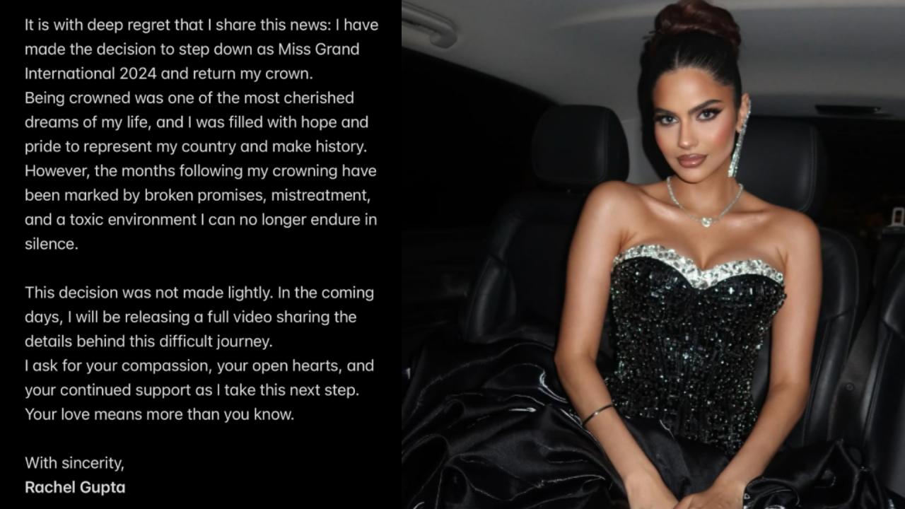 कौन हैं Rachel Gupta, जिन्होंने मिस ग्रैंड इंटरनेशनल 2024 जीतकर बढ़ाया ...