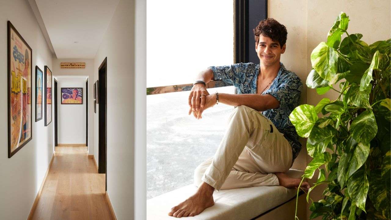 Inside The Royals star Ishaan Khatter's sea-facing Mumbai villa with plush interiors, spa-style ...