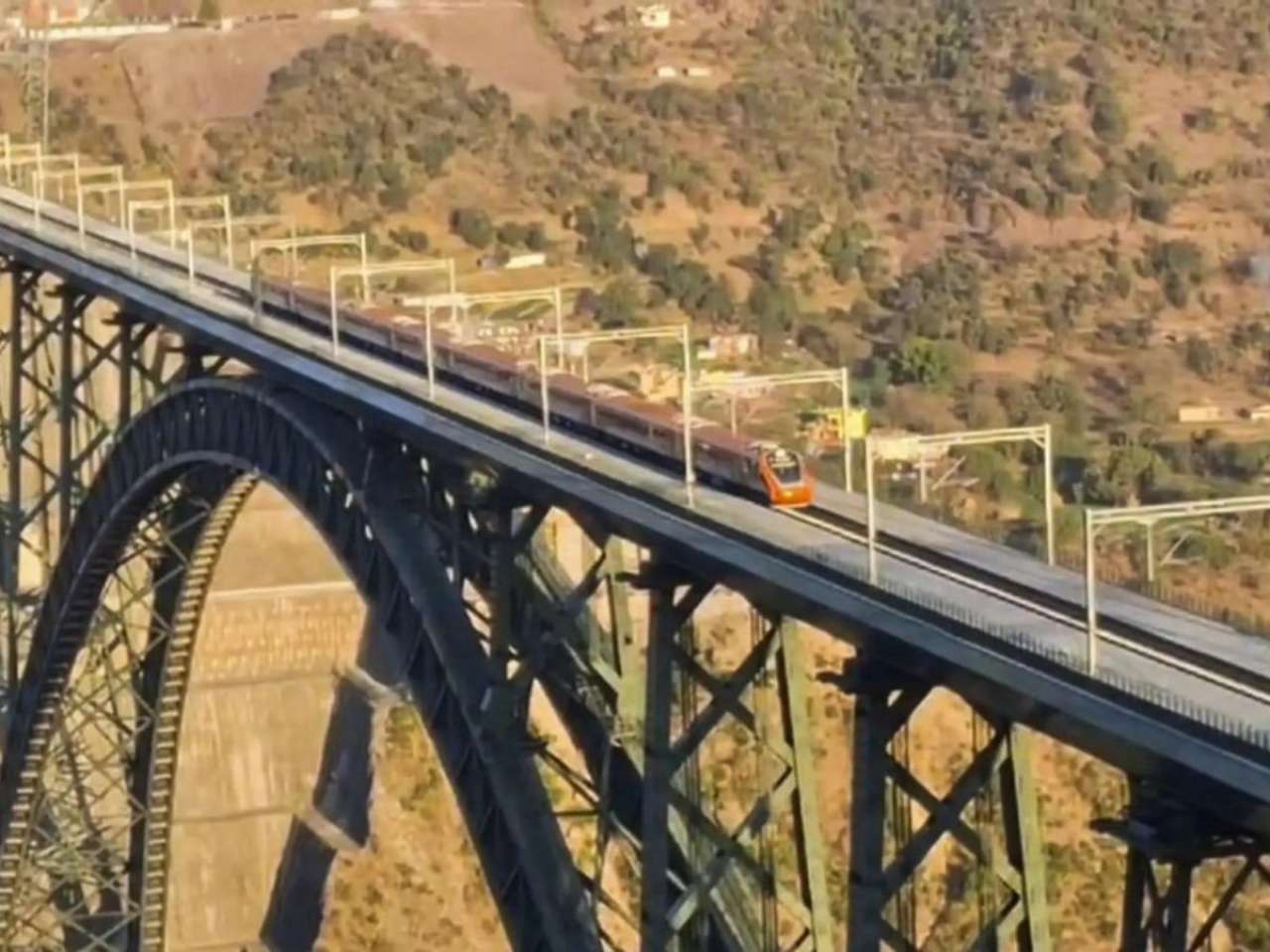 In pics: Chenab Bridge is world’s highest railway bridge, higher than ...