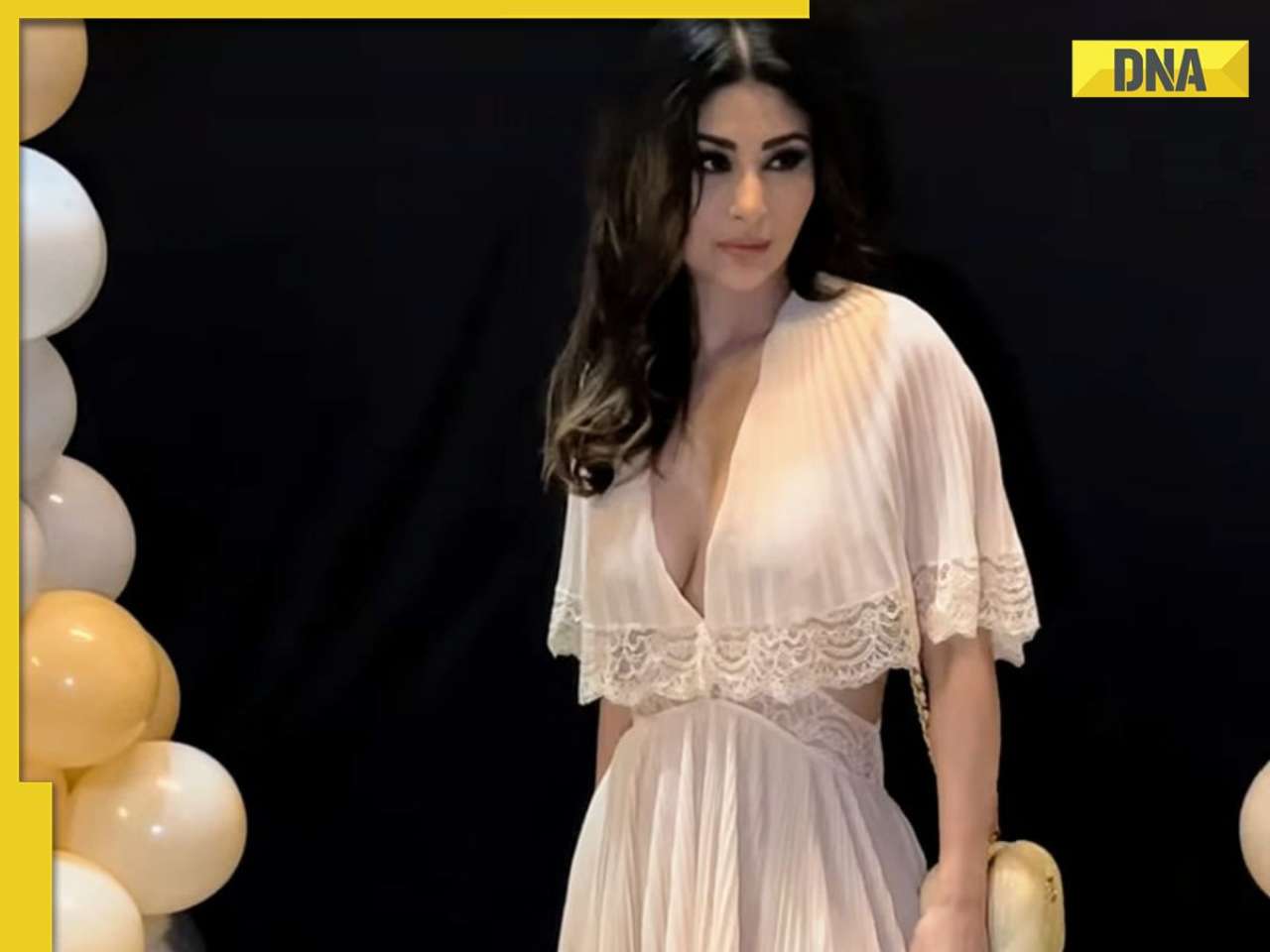 Mouni Roy serves vintage glam in chic dress worth Rs 65,000 and luxurious Chanel bag worth a ...