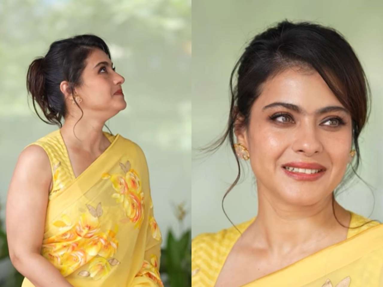 Kajol turns heads in yellow floral saree, it’s price tag will leave you ...