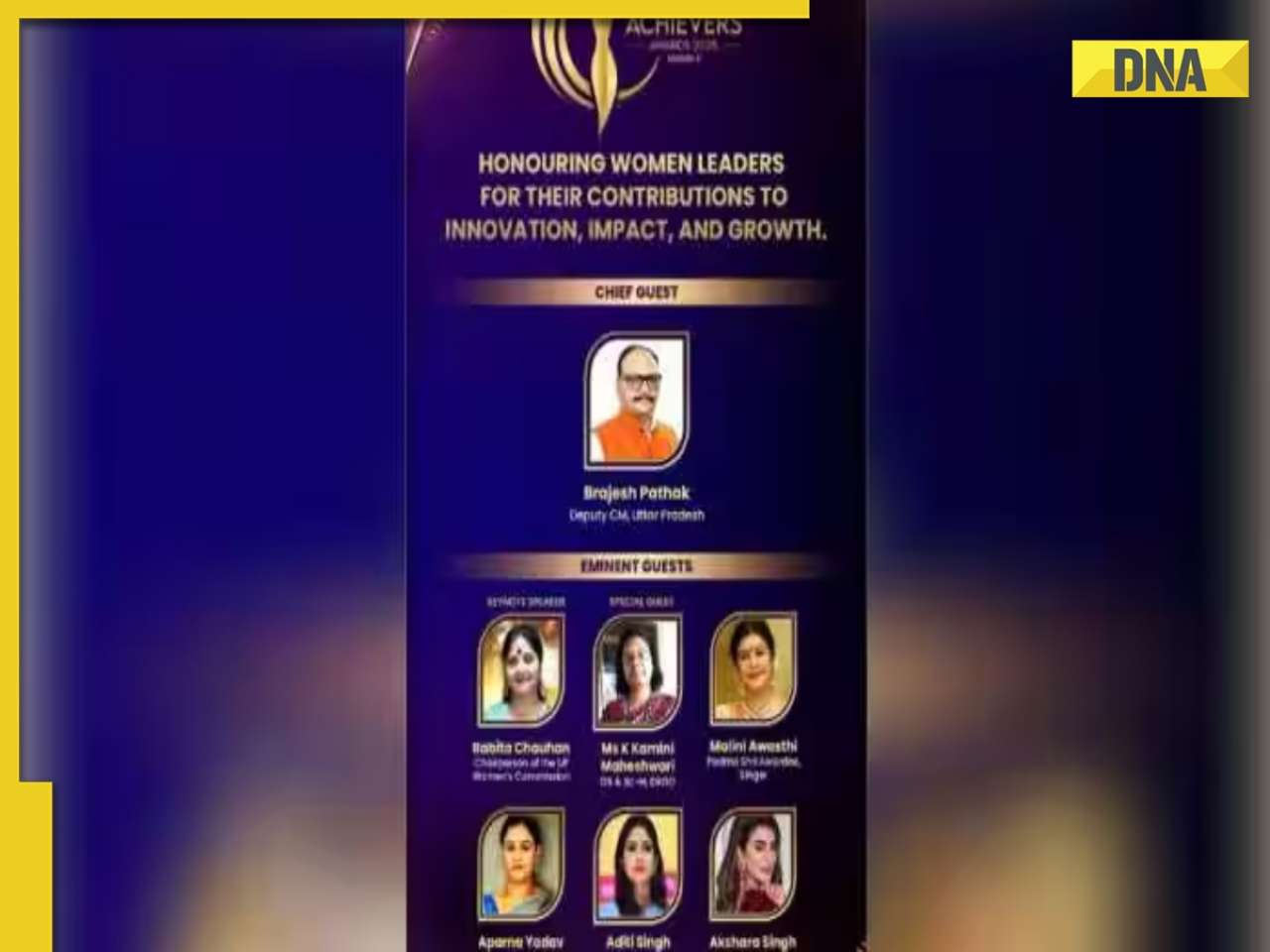 From Impact to Inspiration: DNA Women Achievers Awards Season 3 to ...
