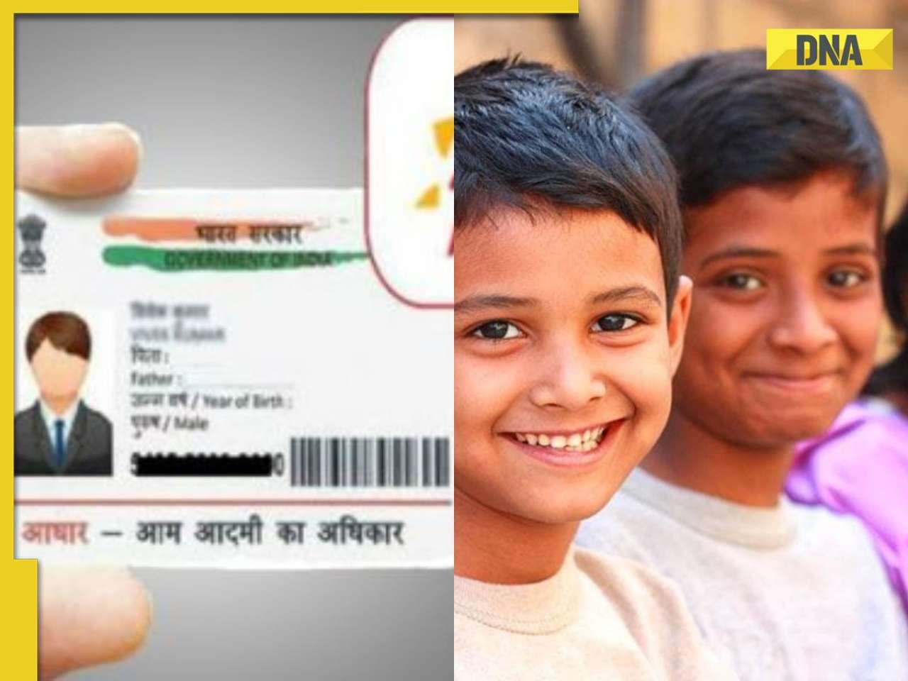 UIDAI takes big step, to start Aadhar card update for children in ...