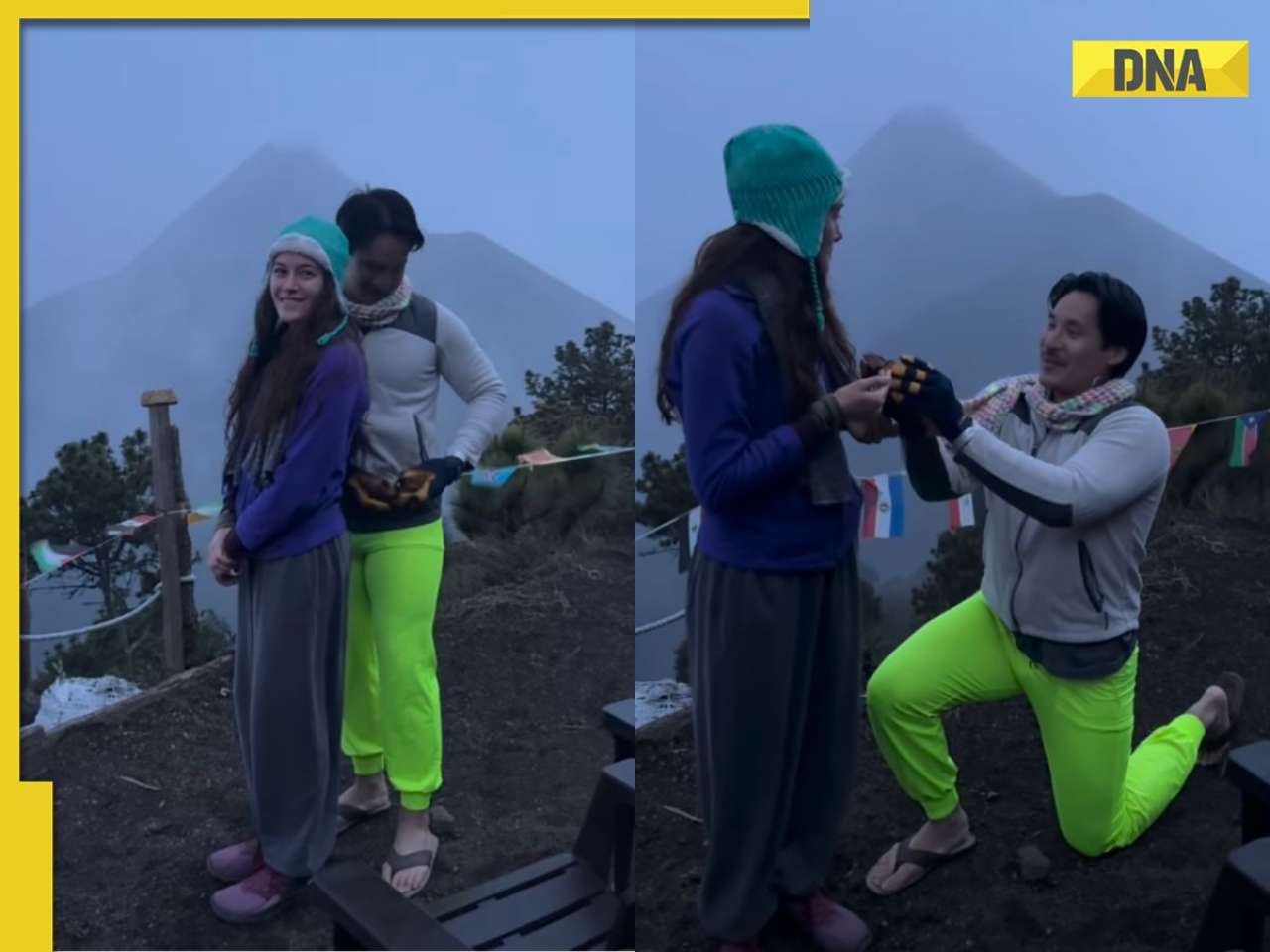 'This is epic': Viral video shows volcano erupting right after woman ...