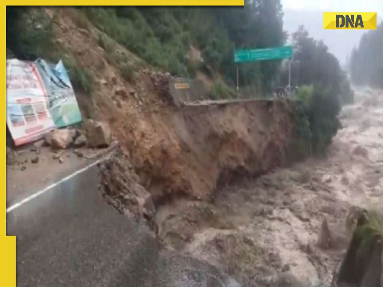 Himachal: Massive destruction due to heavy rains in Kullu, NH-3 damaged ...