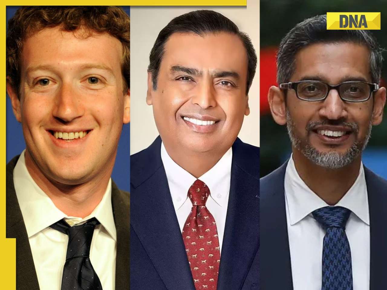 Mukesh Ambani's Reliance, Sundar Pichai's Google, Mark Zuckerberg's ...