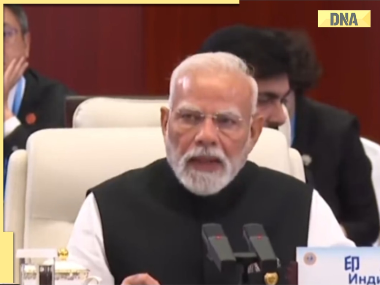 PM Modi's BIG message on terrorism at SCO summit with Pakistan PM in room, says 'double ...