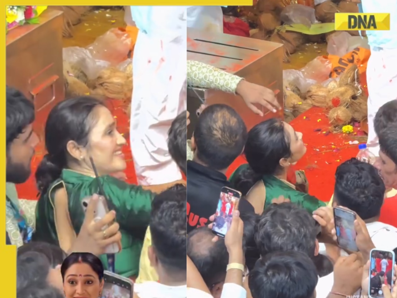 Viral video: Disha Vakani aka Daya Bhabhi visits Lalbaugcha Raja for ...