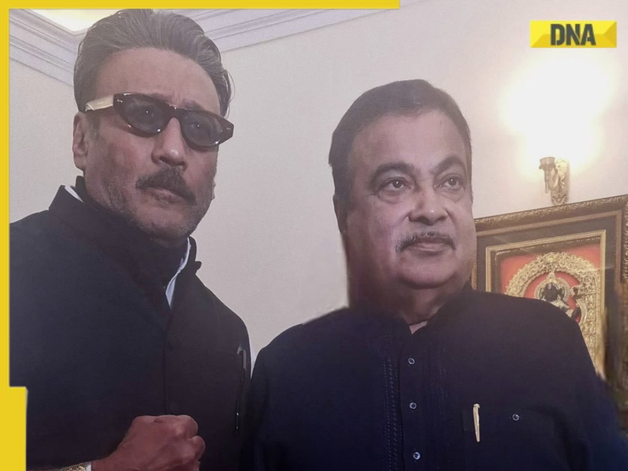 Jackie Shroff meets Nitin Gadkari, calls him 'road warrior', thanks him ...