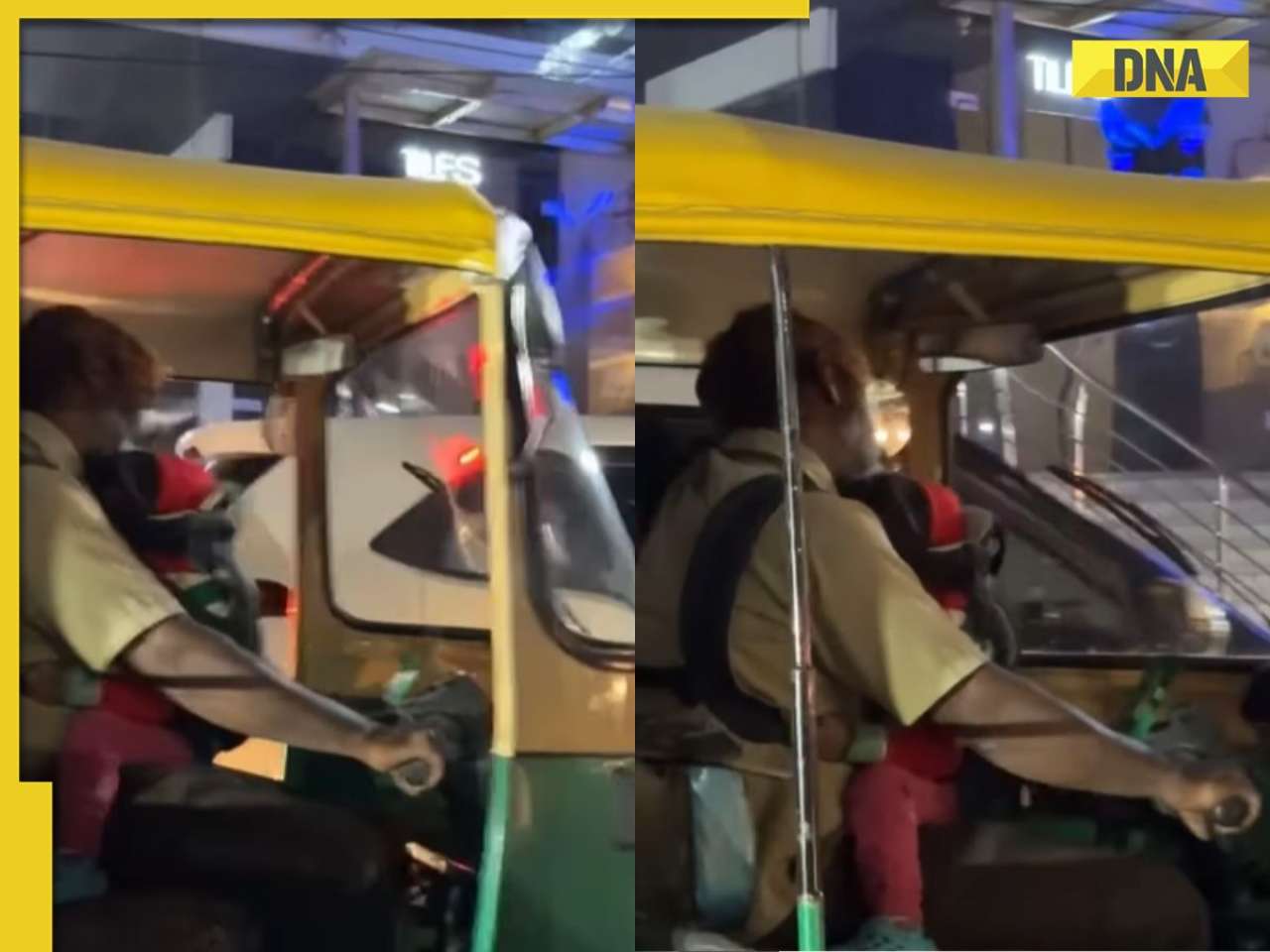 Heartwarming video of Bengaluru auto driver carrying baby close to his ...