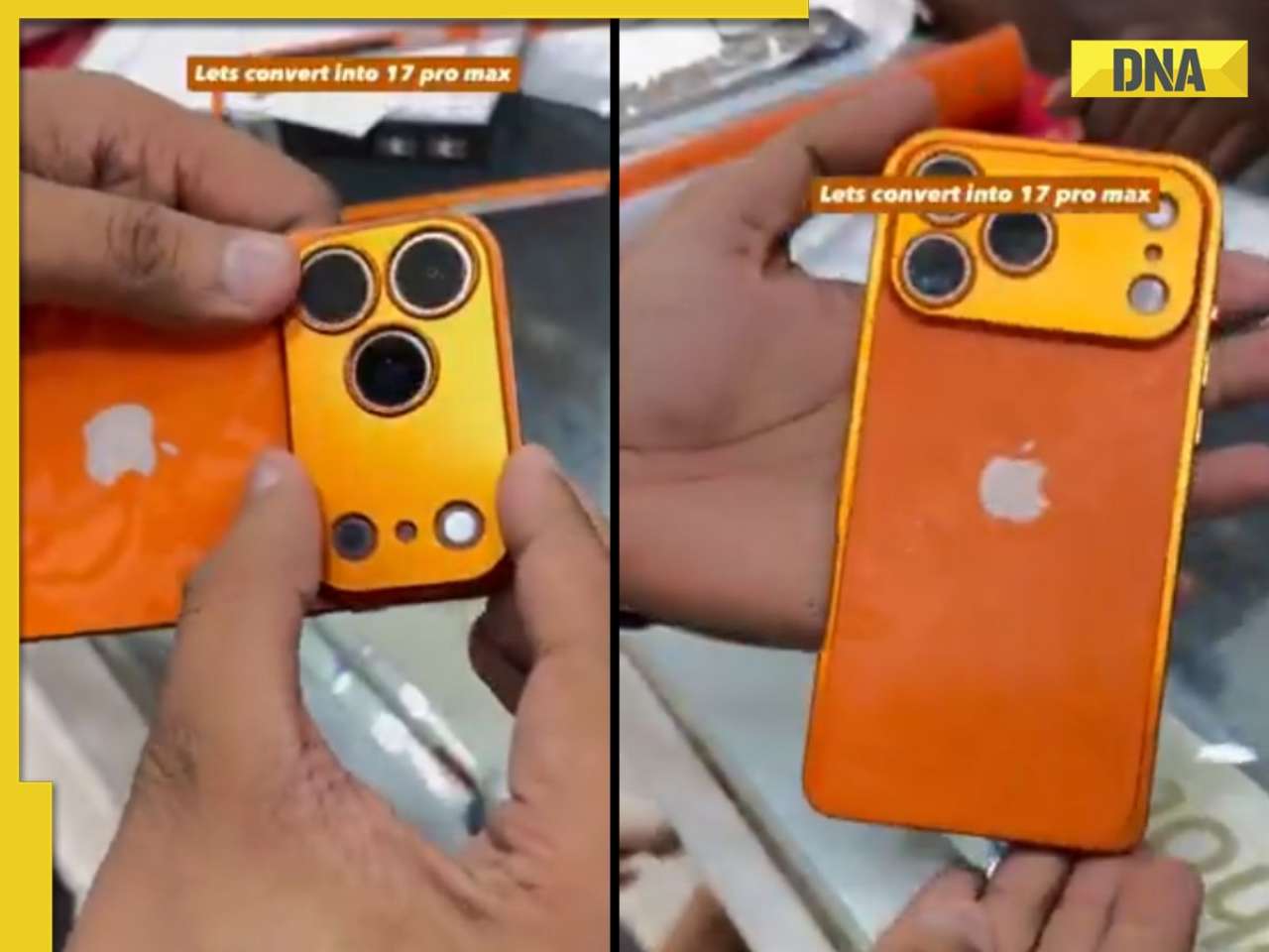 Viral video shows iPhone 12 Pro max turned into iPhone 17 Pro Max ...