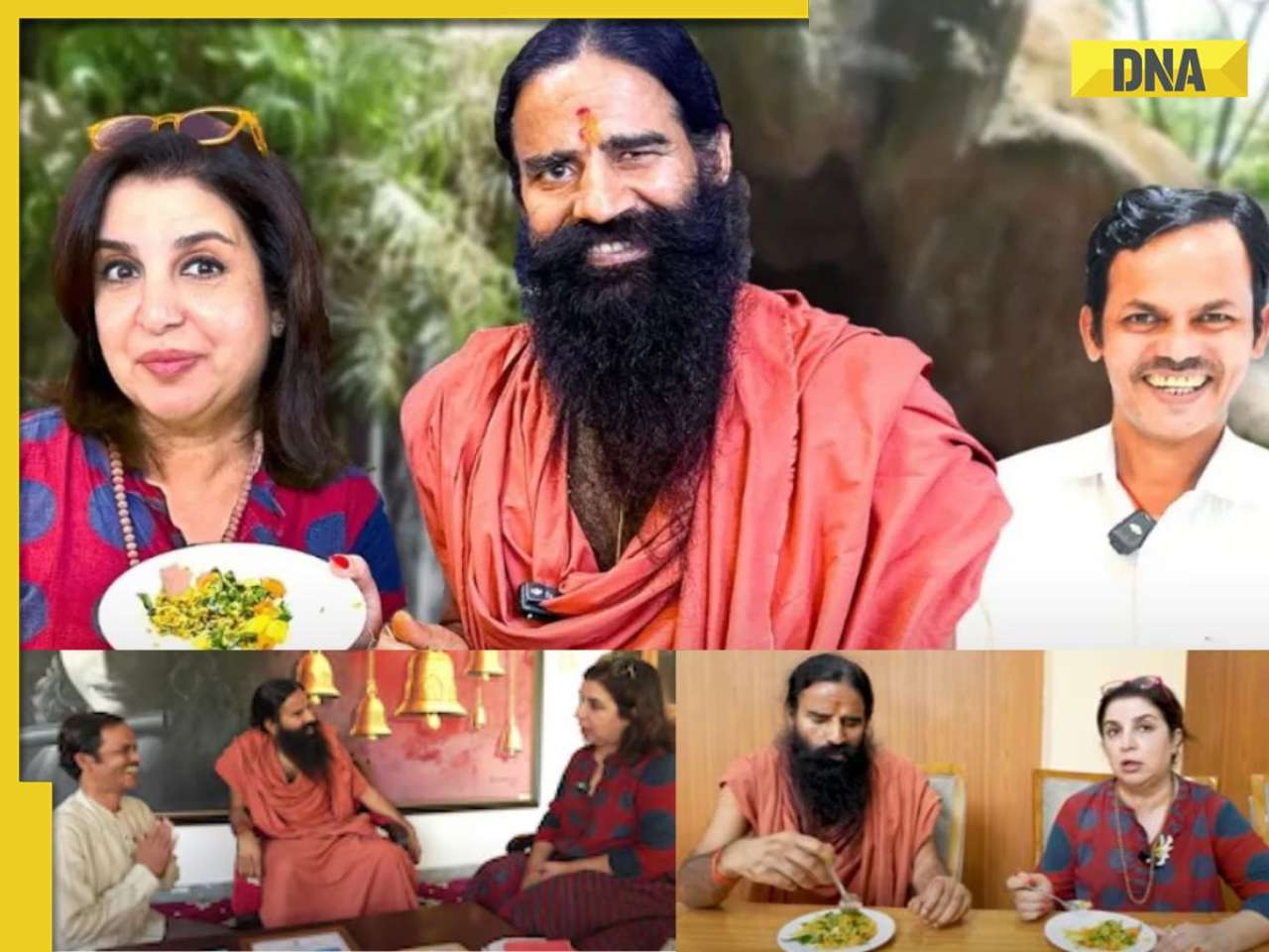 Farah Khan and Dilip try Baba Ramdev's anti-ageing 'ATM' dish with ...