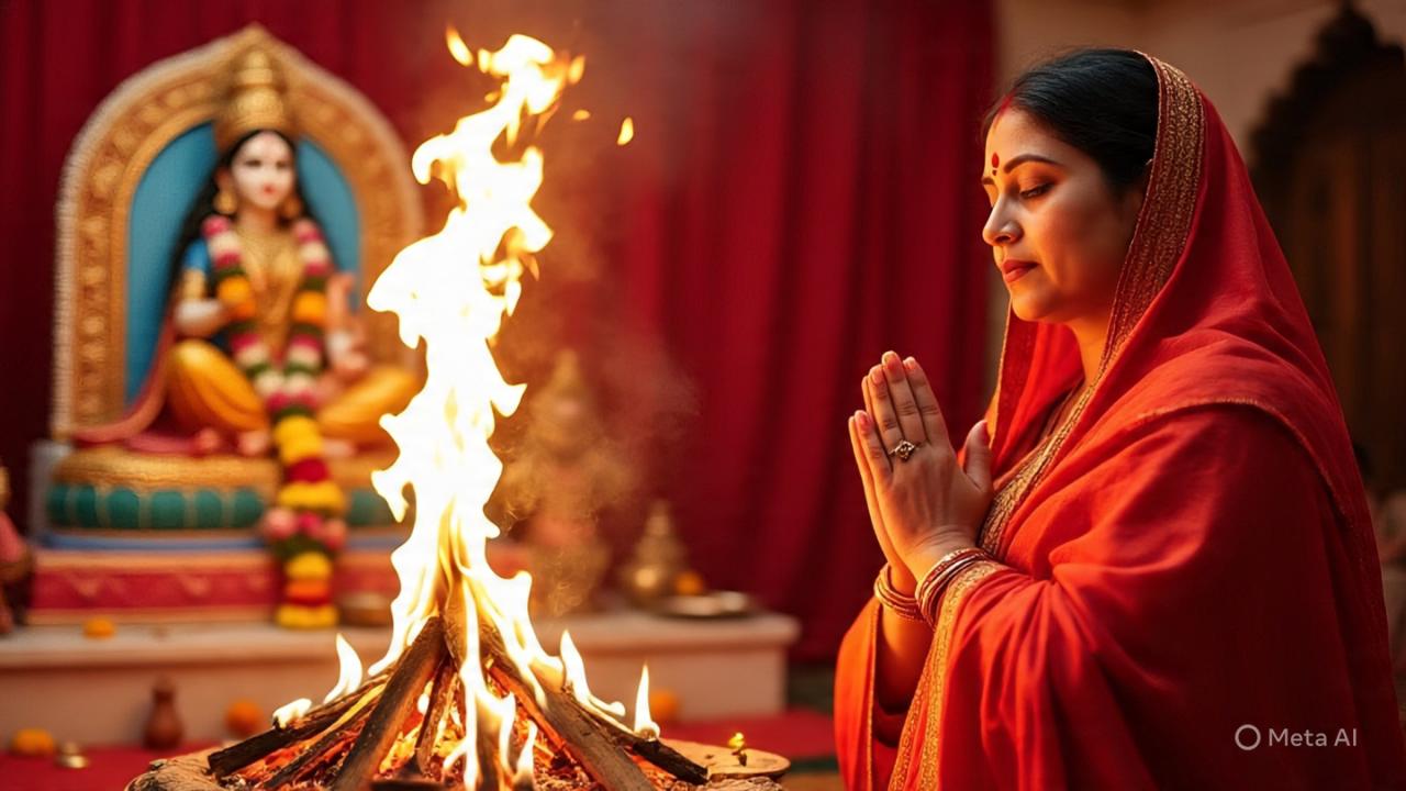 Navratri Havan Vidhi: घर पर खुद इस विधि से नवरात्रि पर करें हवन, जानें ...