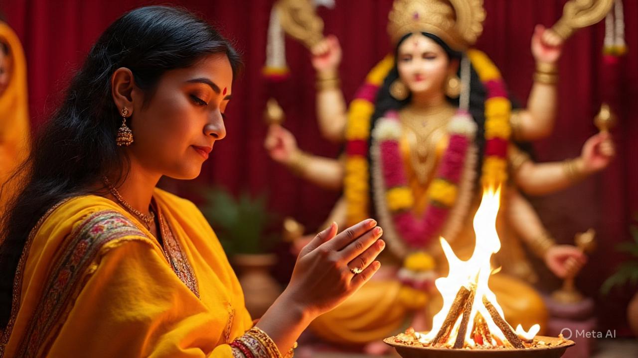Navratri Havan Vidhi: घर पर खुद इस विधि से नवरात्रि पर करें हवन, जानें ...