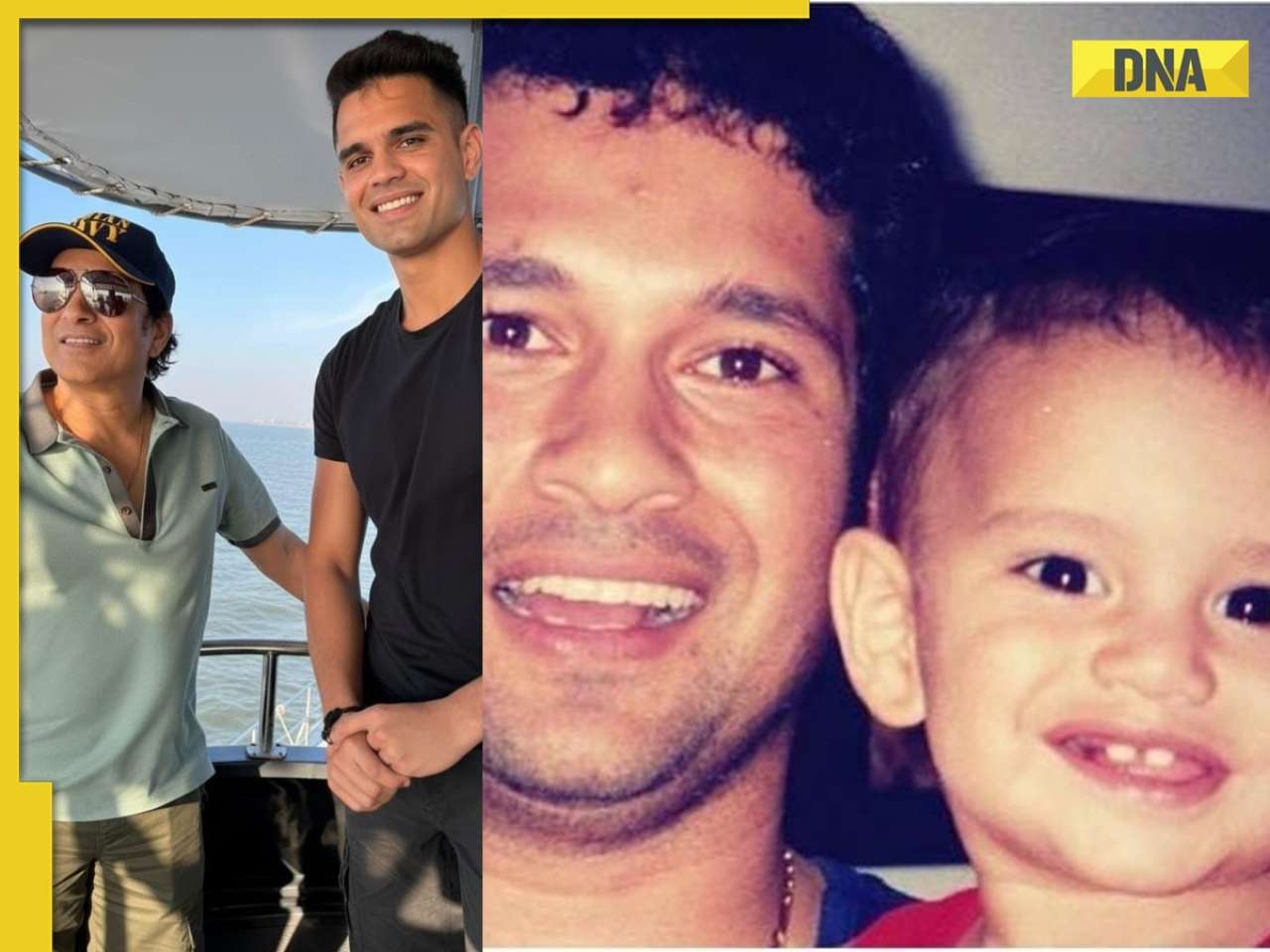 Sachin Tendulkar shares adorable image of son Arjun Tendulkar on his ...