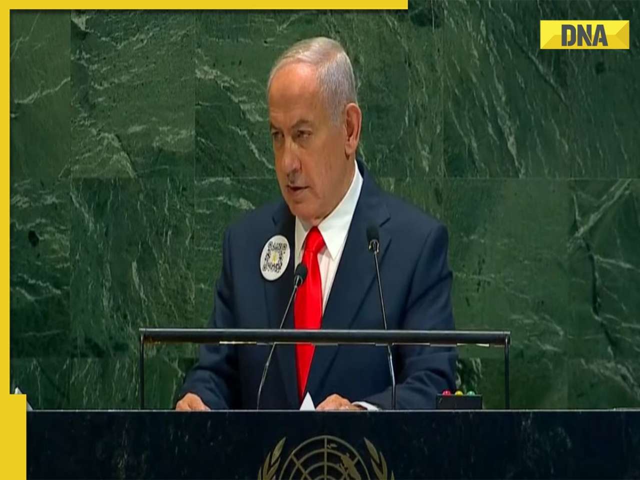 Israel's Benjamin Netanyahu addresses 'empty' hall at UNGA as diplomats ...